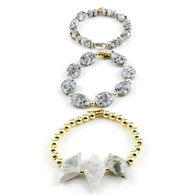 Diamond White Starter Stack Erimish Set – Pink Pineapple Boutique Pensacola