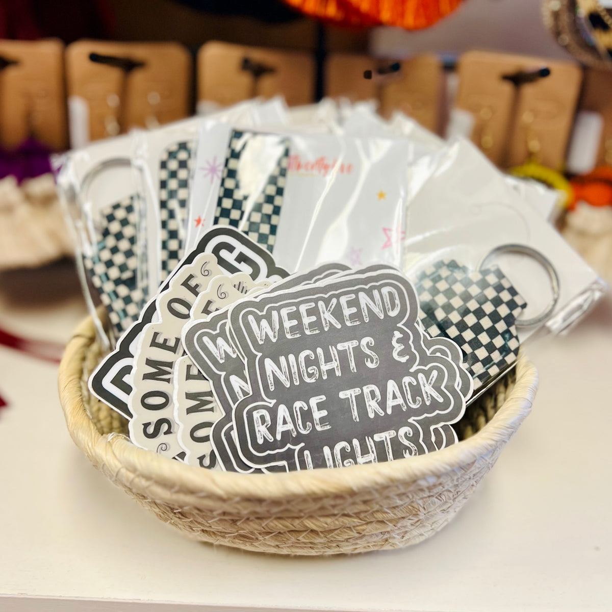 WEEKEND NIGHTS & RACE TRACK LIGHTS STICKER DECAL – Pink Pineapple ...