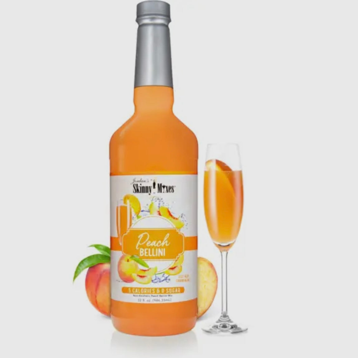 PEACH BELLINI MIX SUGAR FREE MIXER FLAVOR JORDAN'S SKINNY MIXES SYRUPS ...