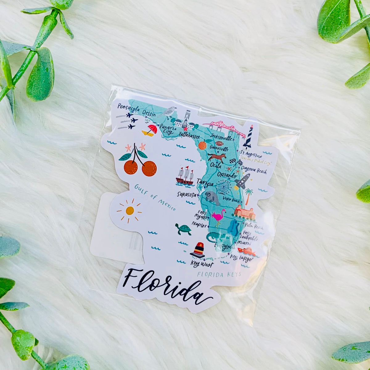 Florida City/State Decal Sticker – Pink Pineapple Boutique Pensacola